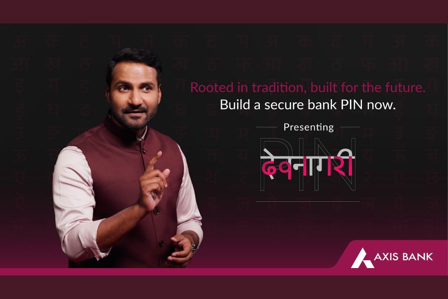 Axis Bank redefines PIN security with the Devanagari script