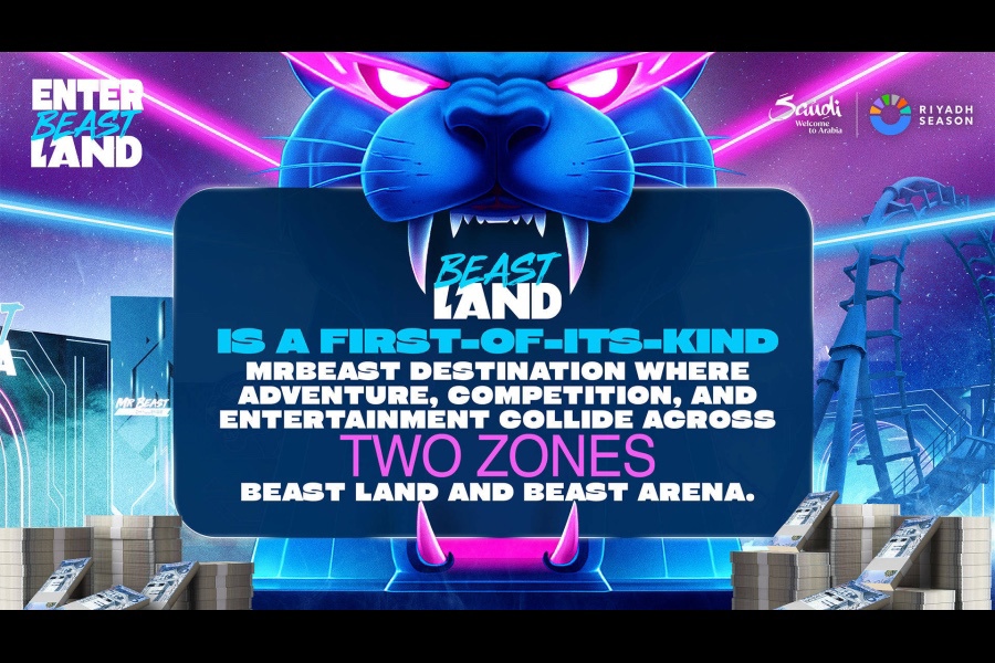 What is MrBeast’s latest Beast Land, a theme park in the heart of Saudi ...